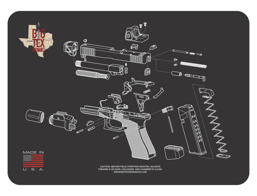 Big Tex Promat Gun Cleaning Mats | Big Tex Ordnance