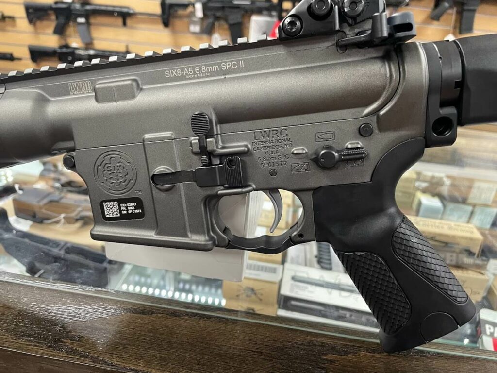 LWRC Six8-A5 16.1"Tungsten Grey 6.8SPC | SIX8A5RTG16 | Big Tex Ordnance