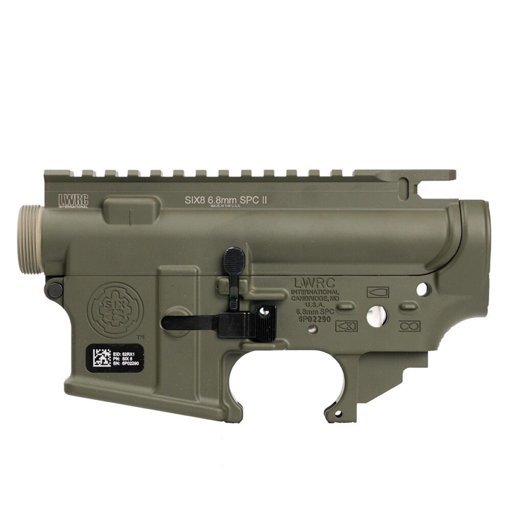 LWRC SIX8 6.8mm SPC Ambidextrous Receiver Set | Big Tex Ordnance