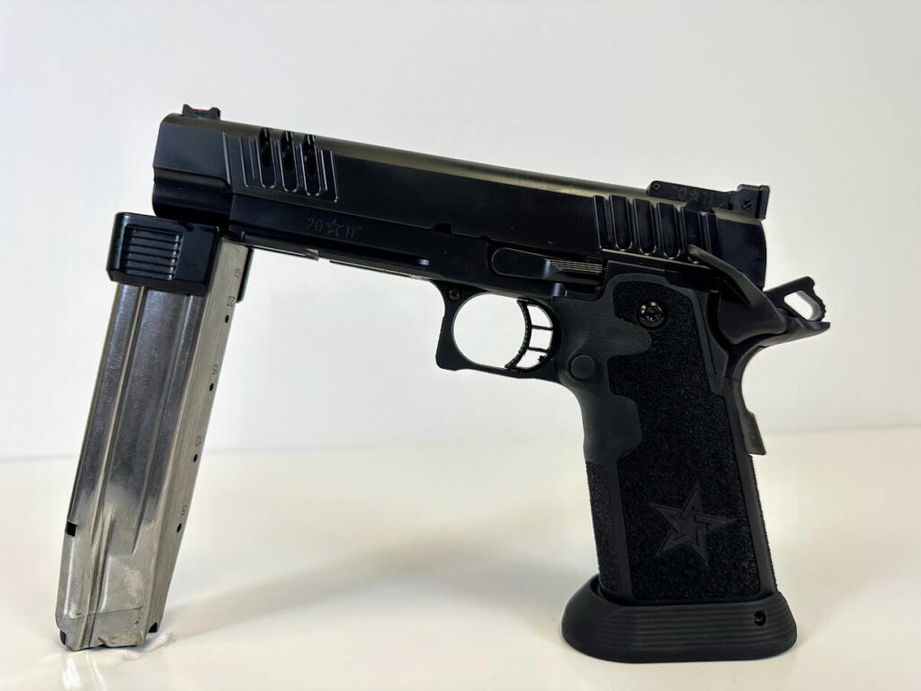 Staccato XL 9mm Iron Sight DLC Stainless Bull Barrell G2 Grip 11-0300 ...