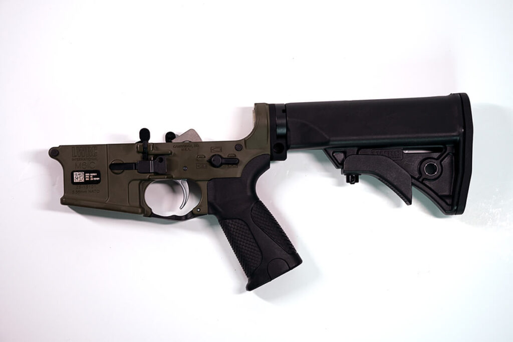 LWRC IC Complete Ambidextrous Lower Receiver | OD Green | Big Tex Ordnance