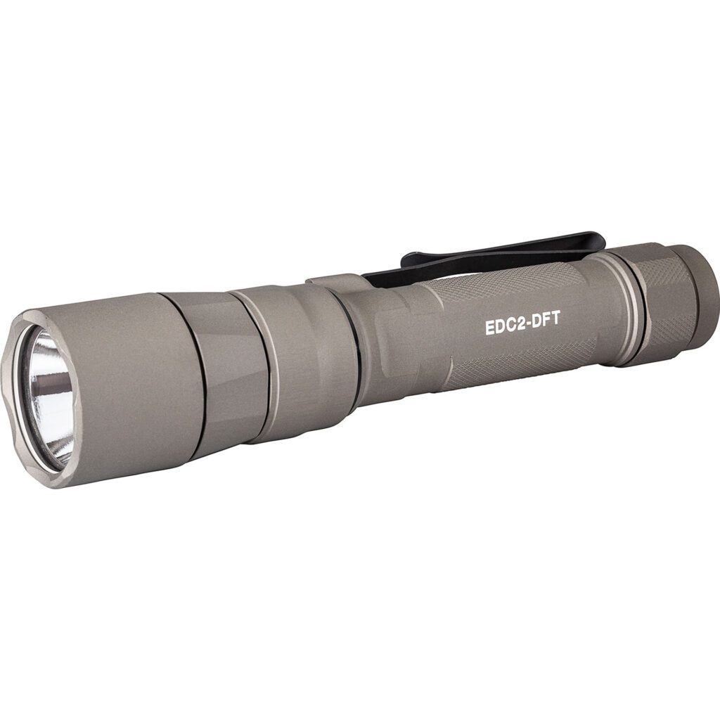 SureFire EDC2-DFT Dual Fuel High Candela LED Handheld Flashlight | Big ...