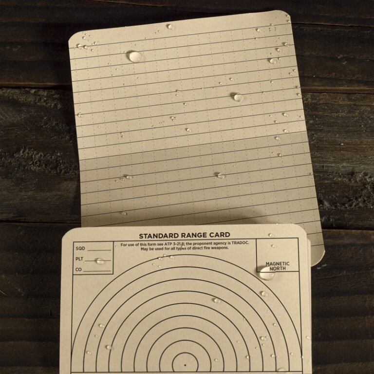 Rite in the Rain Range Form Card 50-Pack | Big Tex Ordnance